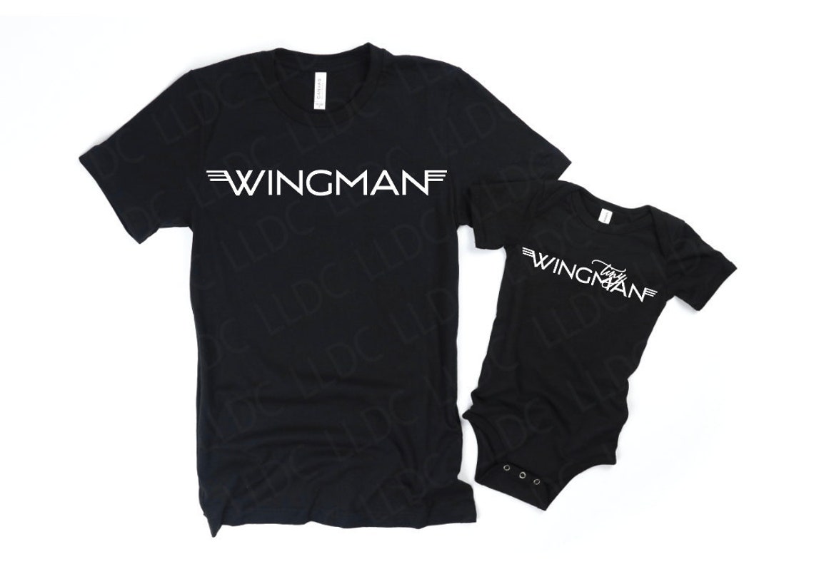 Wingman SVG Tiny Wingman Svg Daddy and Me Svg Baby SVG | Etsy