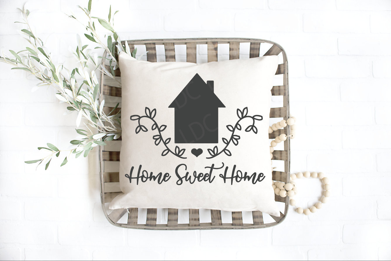 Home sweet home SVG File Home decor svg Farmhouse svg | Etsy