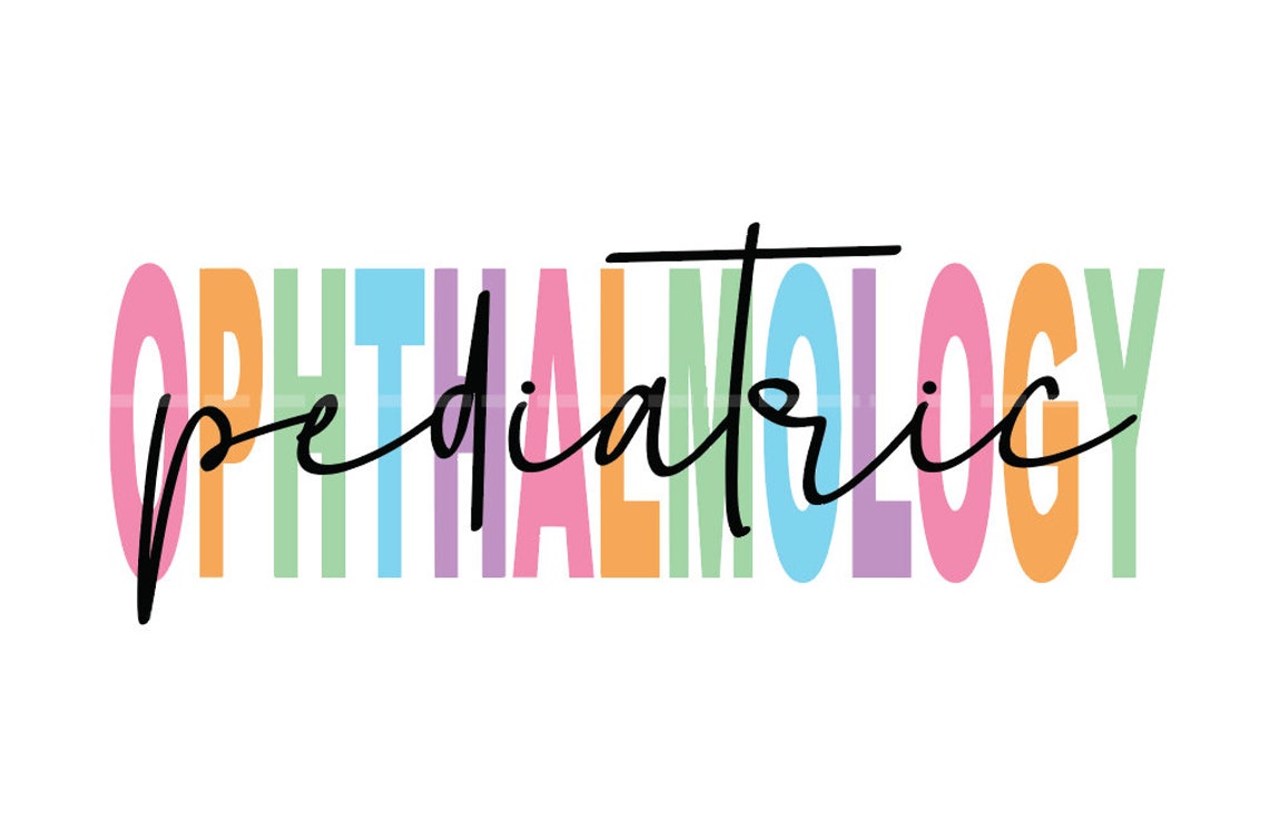 Pediatric Ophthalmology SVG PNG Ophthalmology Doctor SVG - Etsy