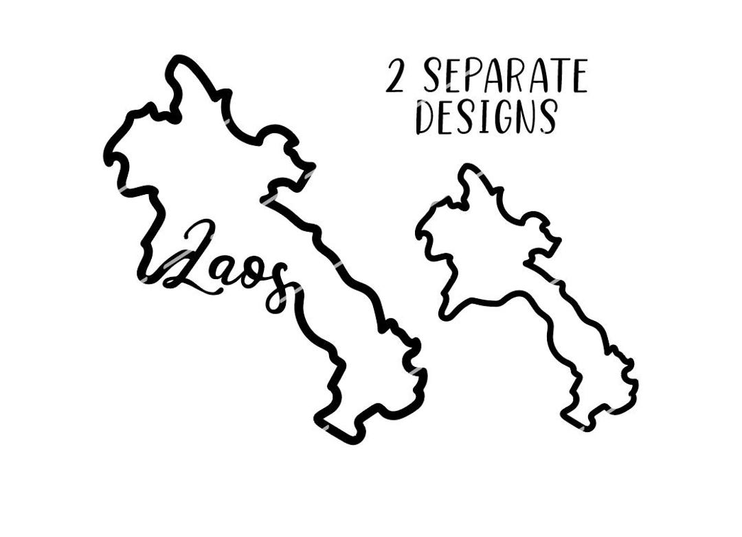 Laos Outline SVG, Laos Png, Laos Design, Country Svg, Laos Shape Svg ...
