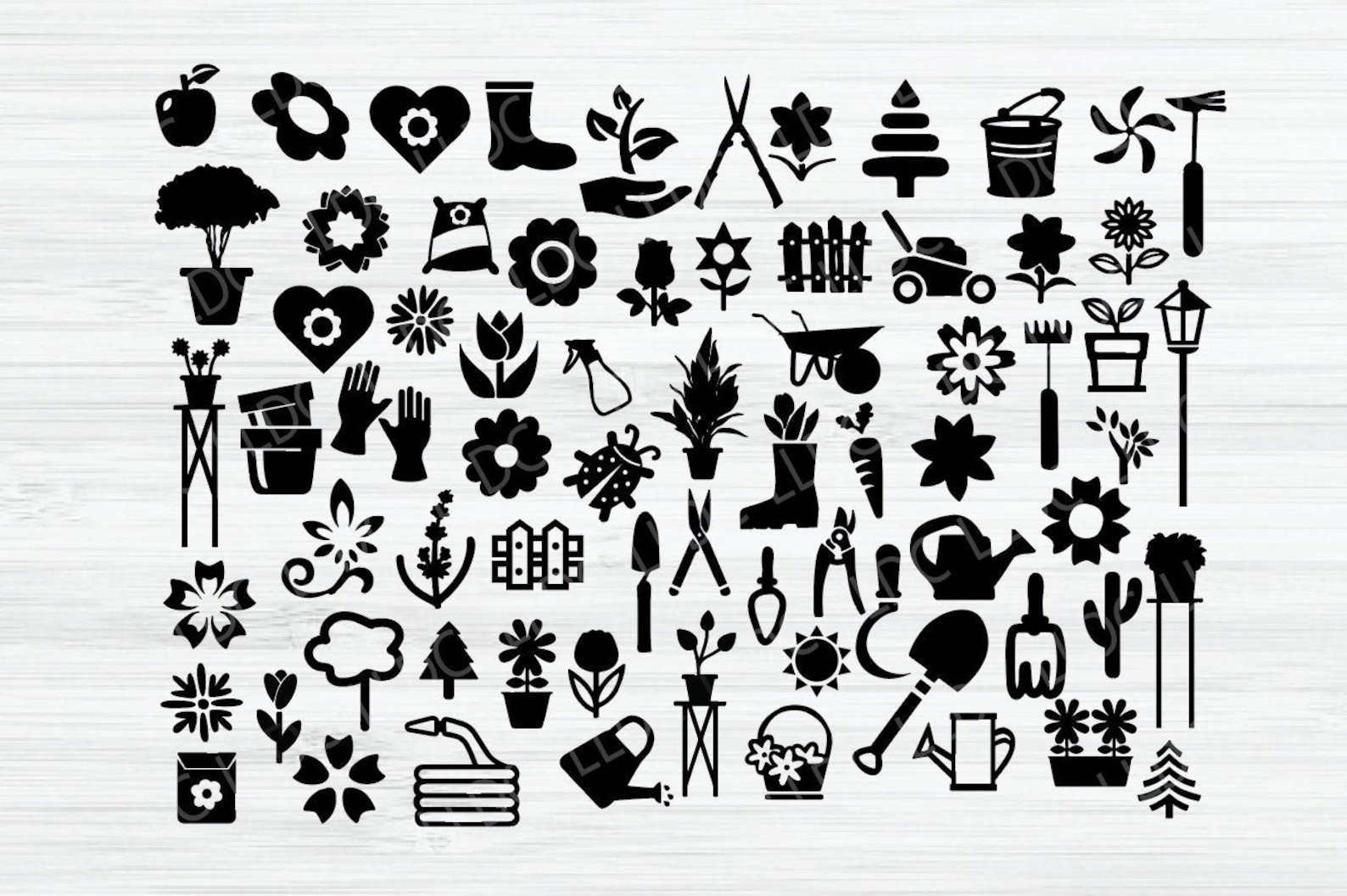 Gardening Bundle SVG. Garden Svg. Gardening Svg. Flowers SVG. Nature ...