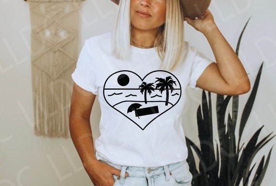 Beach Heart Svg Png Adventure Svg Sunrise Svg Ocean Svg - Etsy