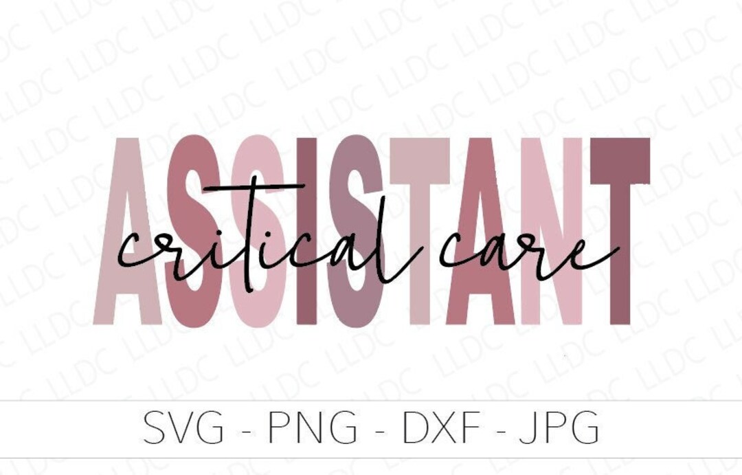 Critical Care Assistant Svg Png Dxf Jpg, Emergency Nurse SVG, Nurse ...