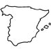 Spain Outline SVG PNG, Spain Cursive Svg, Espana Vector File, Country ...
