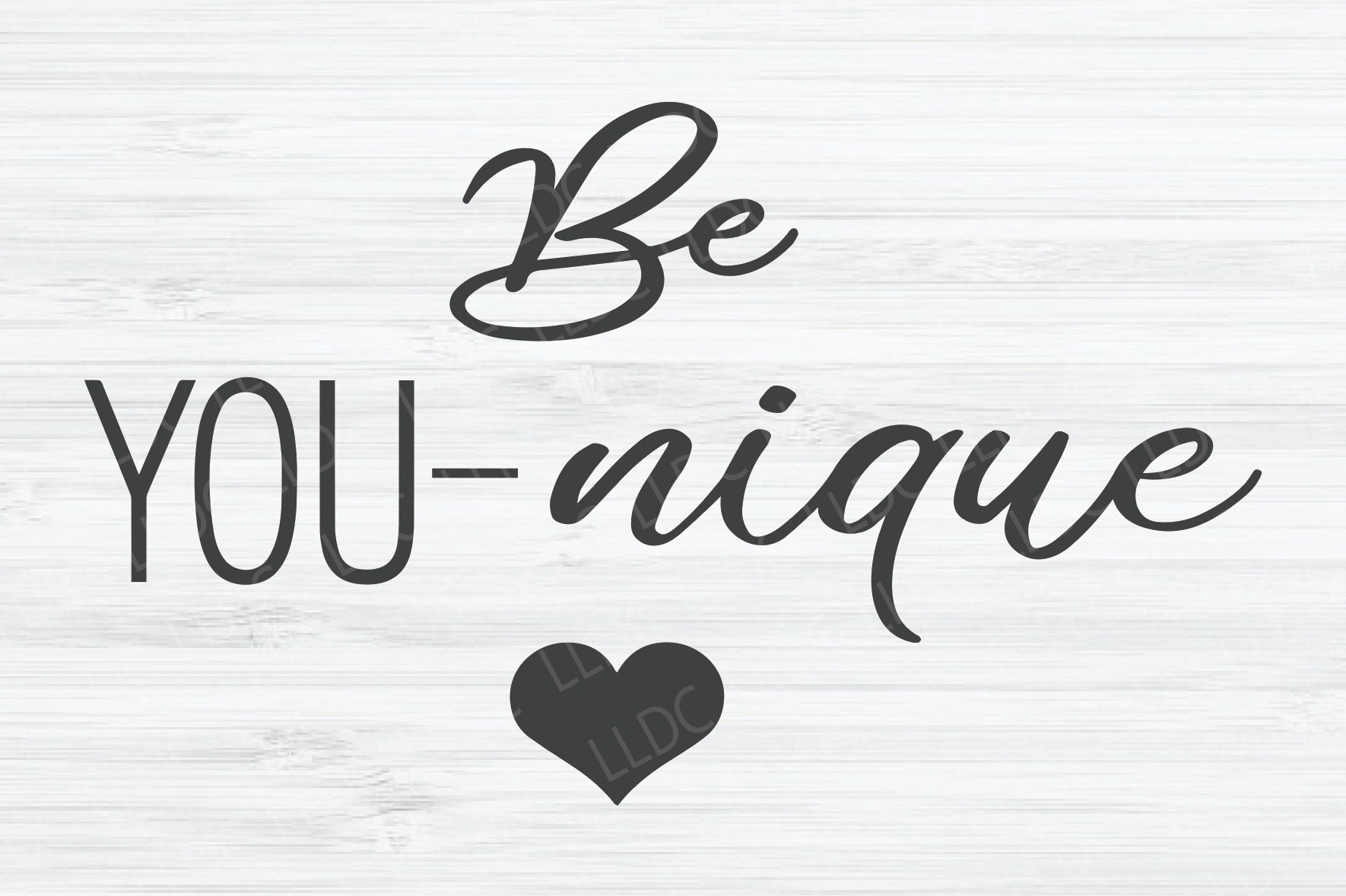 Be You-nique Svg Be Unique Svg Positive Quote Svg Be You | Etsy