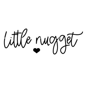 Little Nugget SVG, Baby Shirt Svg, Baby Bodysuit Svg, Baby Tee Svg ...