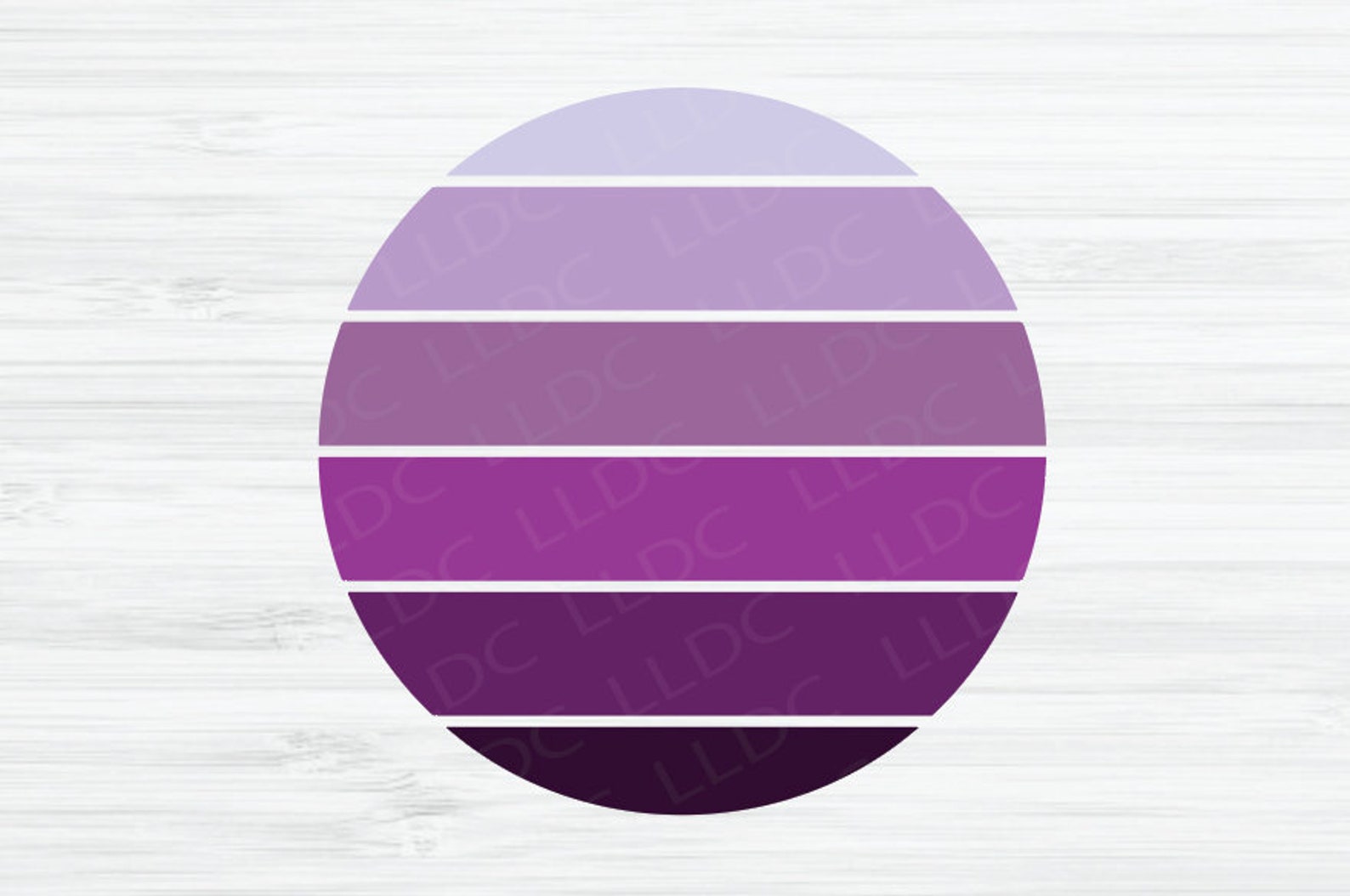 Circle SVG File Colorful circle svg Retro svg Retro circle | Etsy