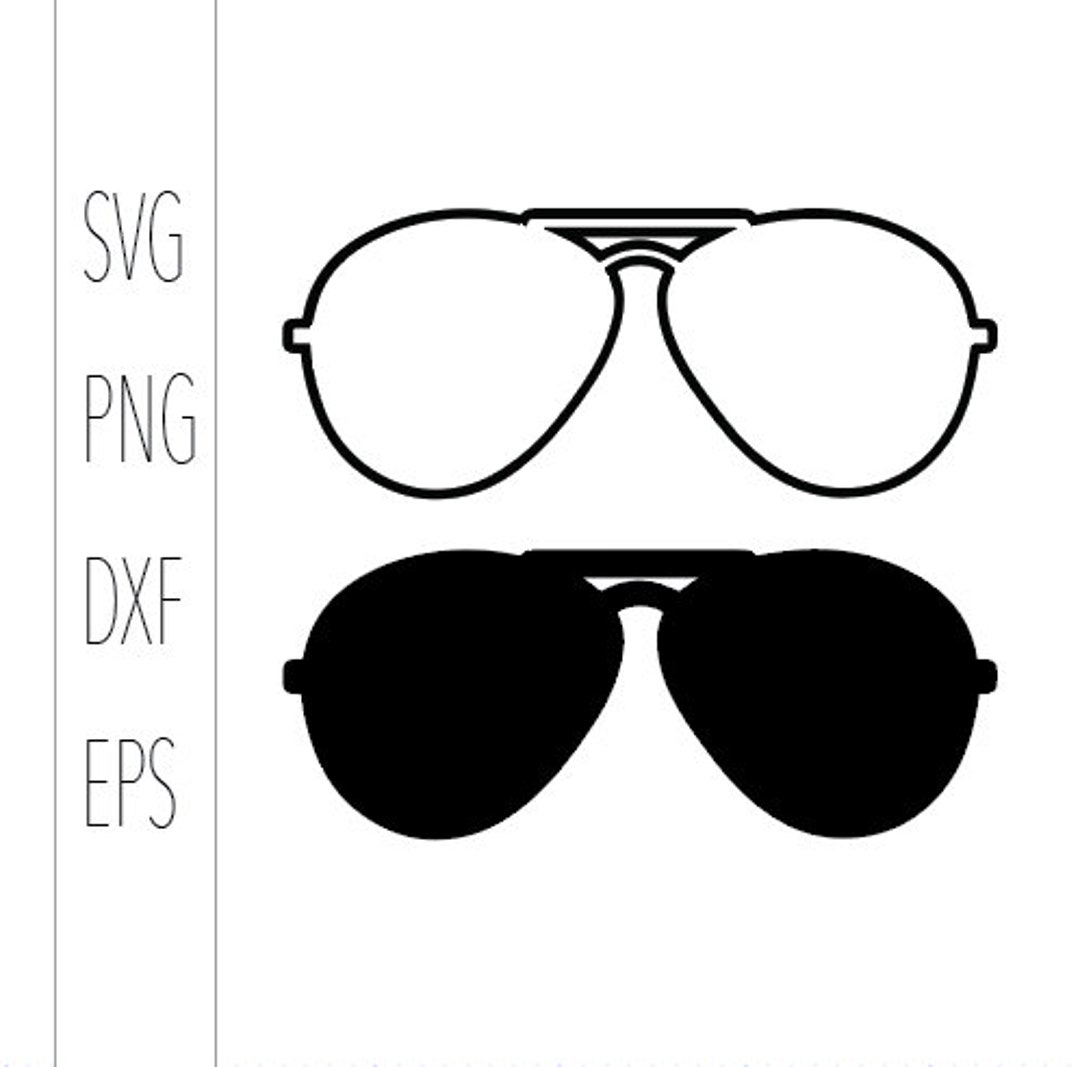 Aviators Svg Png Dxf Jpg, Aviators Png, Sunglasses Svg, Glasses Png ...
