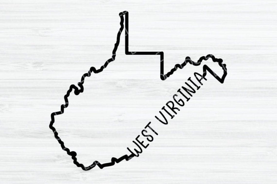 West Virginia Outline SVG. West Virginia Svg. West Virginia - Etsy
