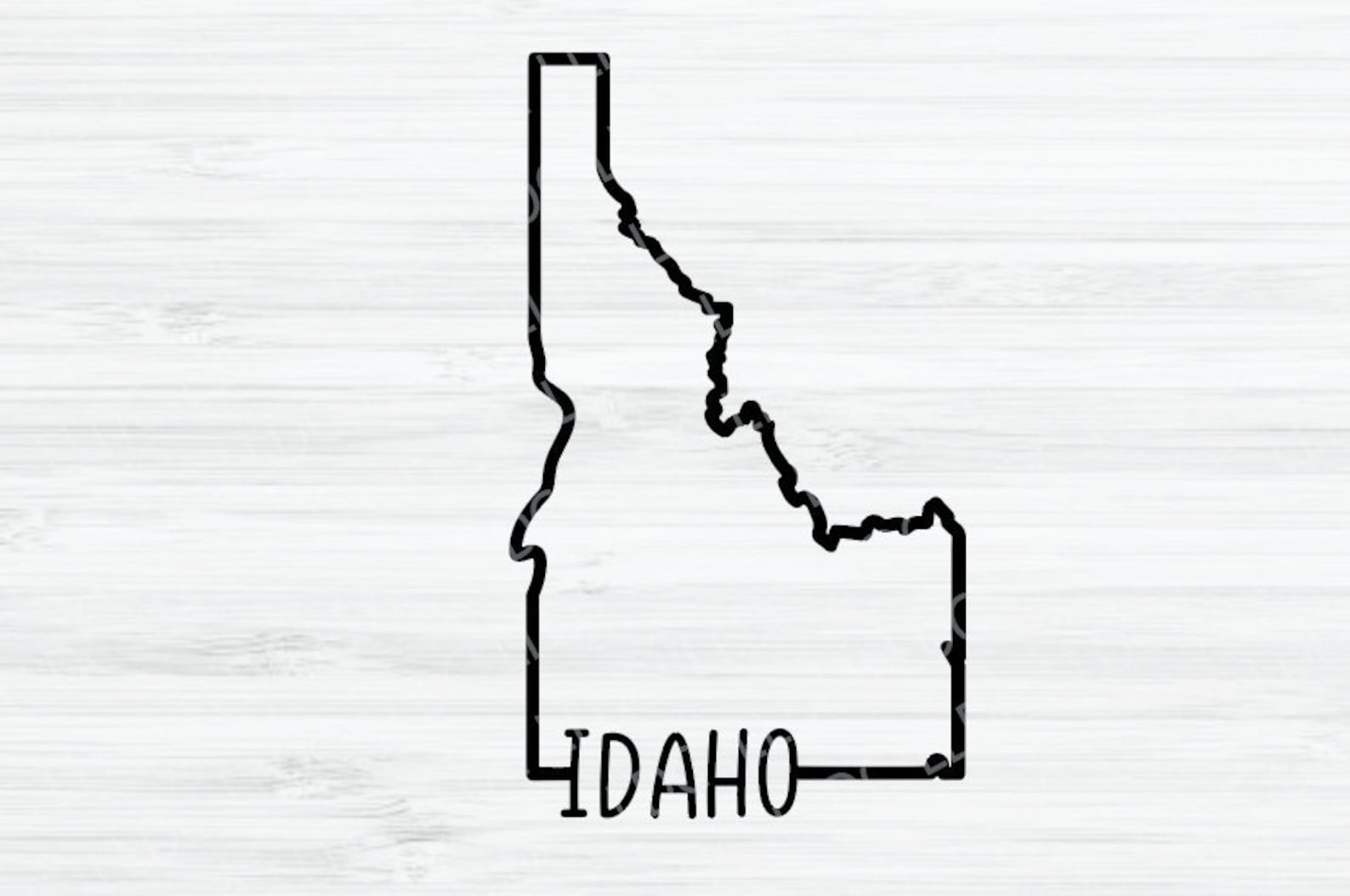 Idaho Outline SVG. Idaho Vector File. Idaho Design. Idaho | Etsy