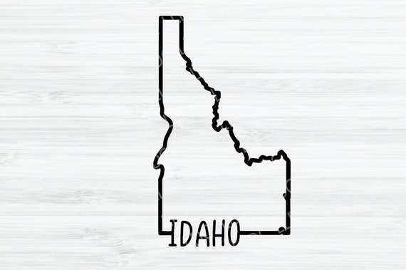 Idaho Outline SVG. Idaho Vector File. Idaho Design. Idaho - Etsy Finland