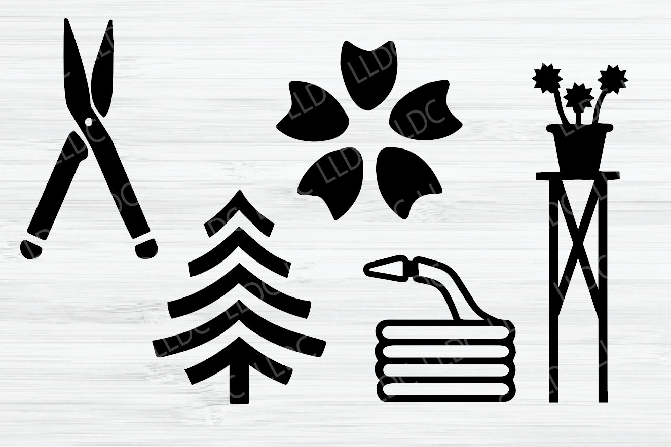 Gardening Bundle SVG. Garden Svg. Gardening Svg. Flowers SVG. Nature ...