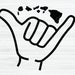 Hang Loose Hand With Hawaiian Islands SVG File. Hawaiian Hang Loose Svg ...