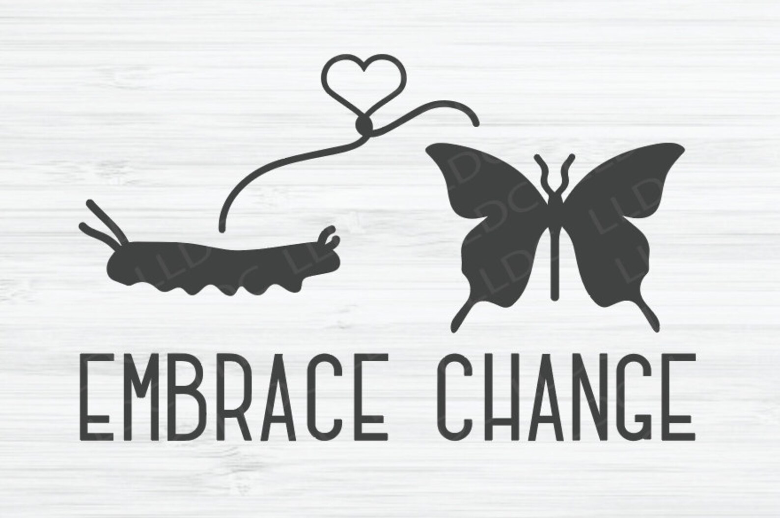 Embrace Change Svg, Butterfly Svg, Butterfly Silhouette Svg ...