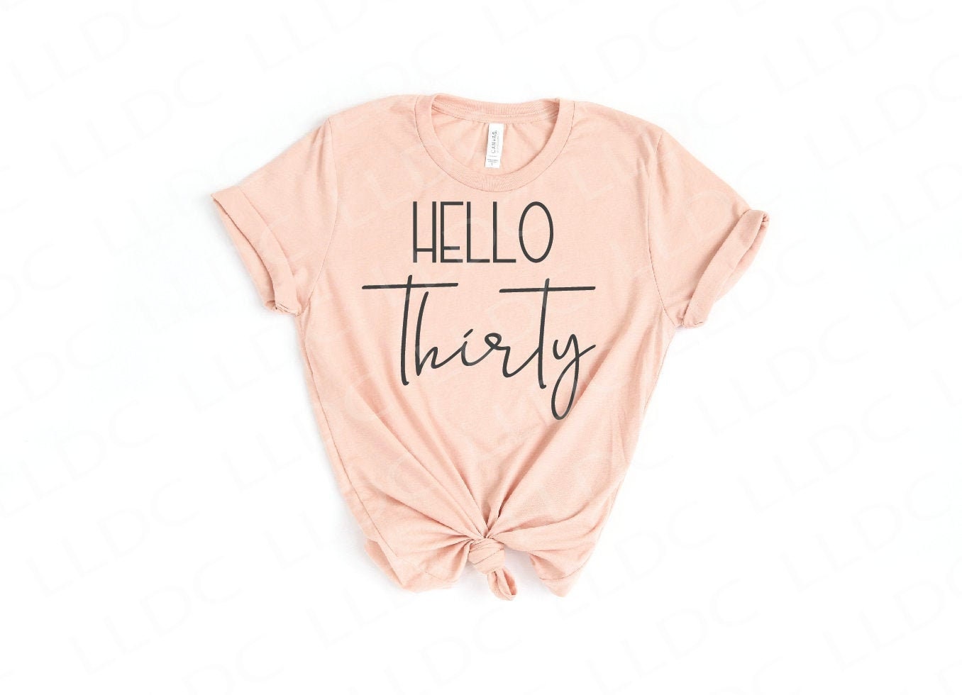 Hello Thirty SVG File Thirty Year Old Birthday Svg 30th - Etsy