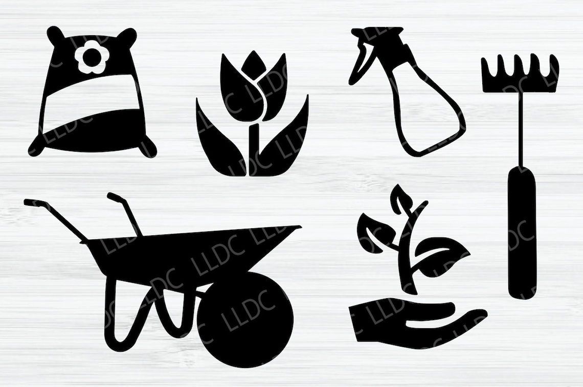 Gardening bundle SVG. Garden svg. Gardening svg. Flowers SVG. | Etsy