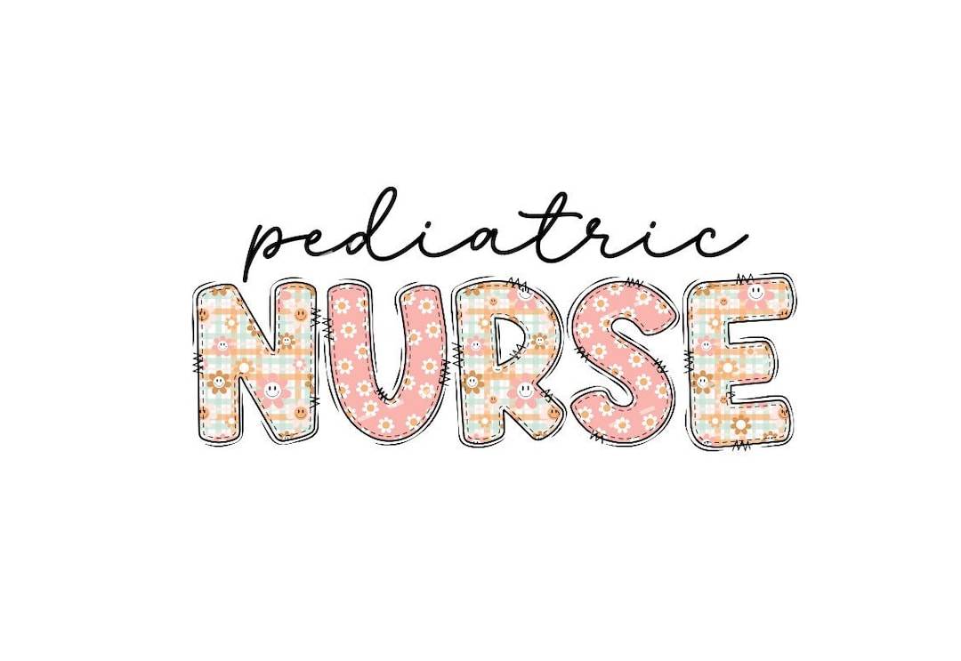 Pediatric Nurse PNG, Boho Rainbow Png, Childrens Nurse Png, Pediatric ...