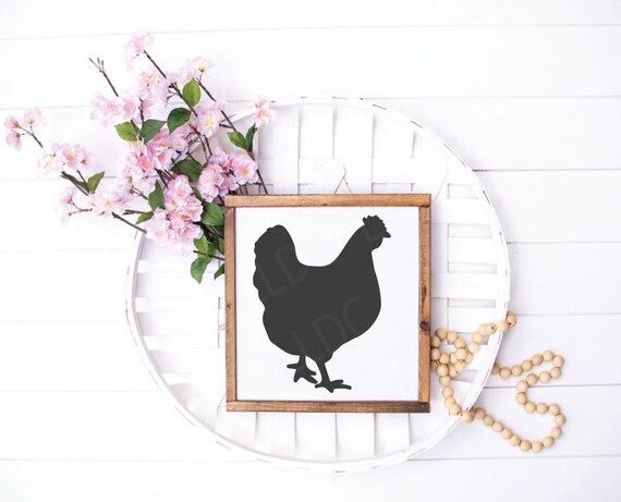Chicken Svg Farmhouse Svg File Animal Svg Farm Svg Hen - Etsy