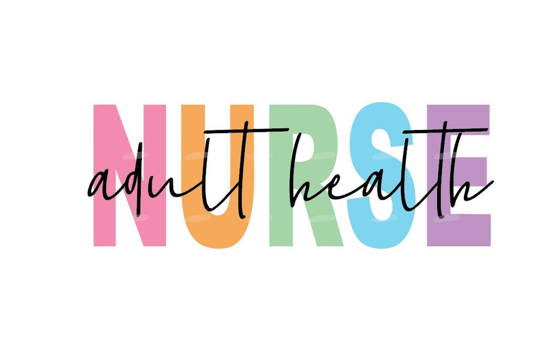 Adult Health Nurse Svg Png Dxf Jpg LPN SVG Practical Nurse - Etsy