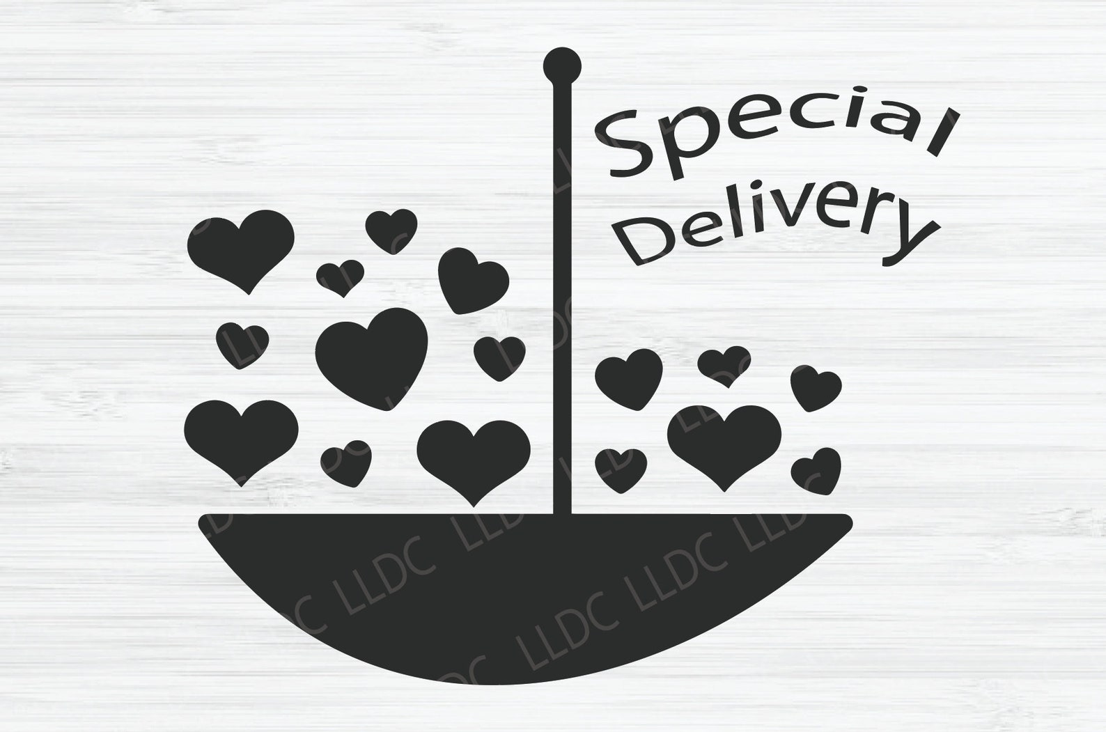 Special Delivery SVG Heart Svg Boat Svg Love Svg - Etsy