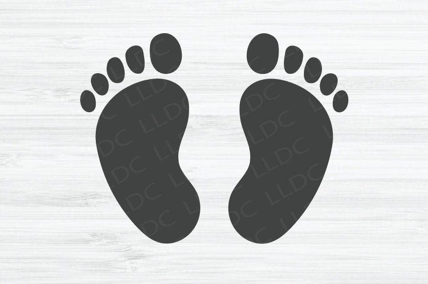 Baby Feet Svg Baby Footprints Svg It's a Boy Svg - Etsy