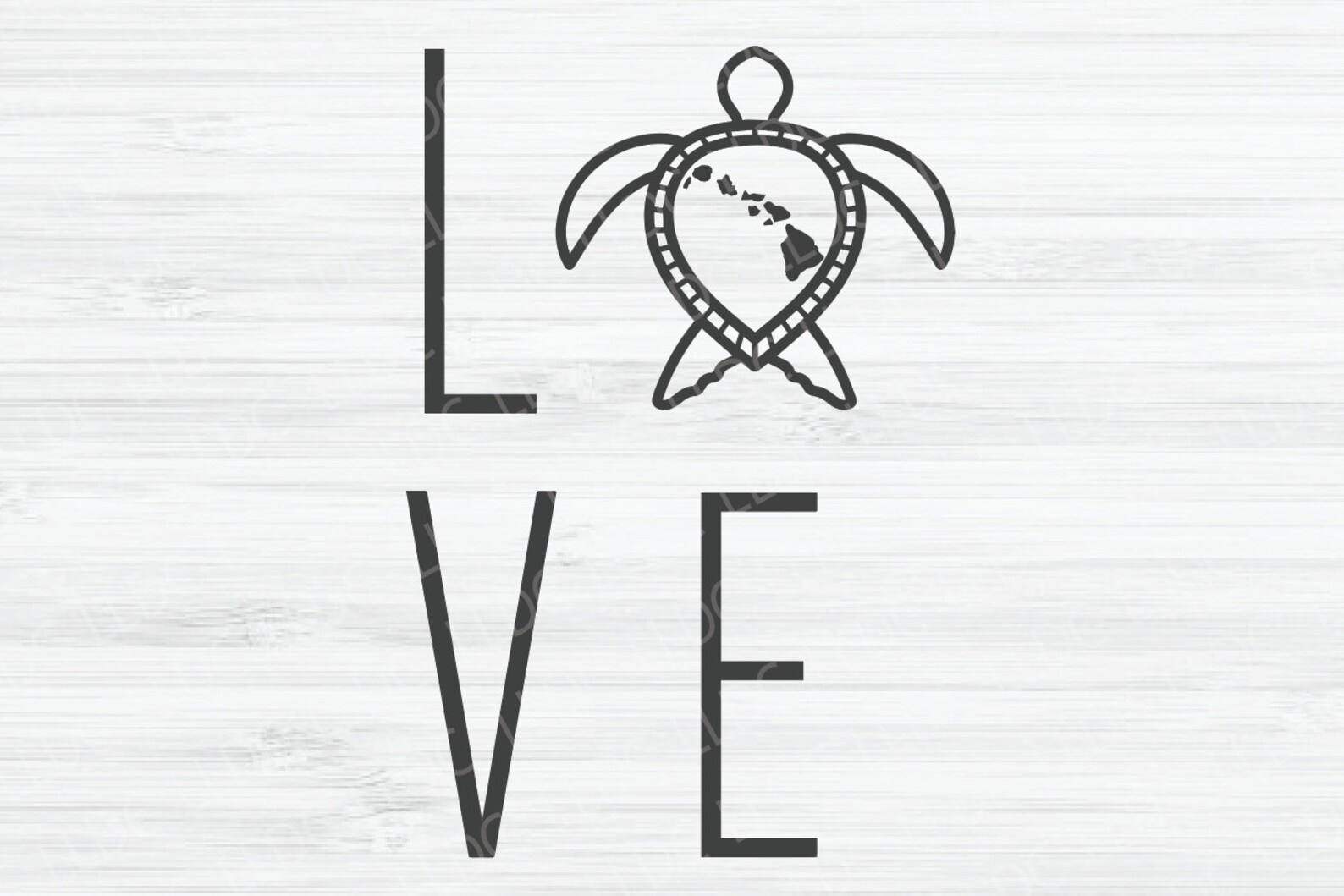 Love Turtle Svg Turtle With Hawaiian Islands SVG Turtle - Etsy