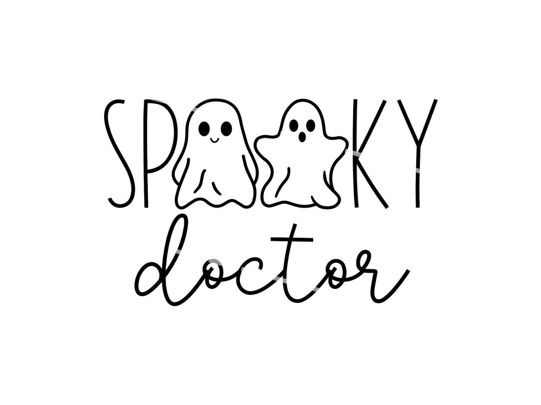 Spooky Doctor Svg Png Halloween Doctor Svg Doctor - Etsy