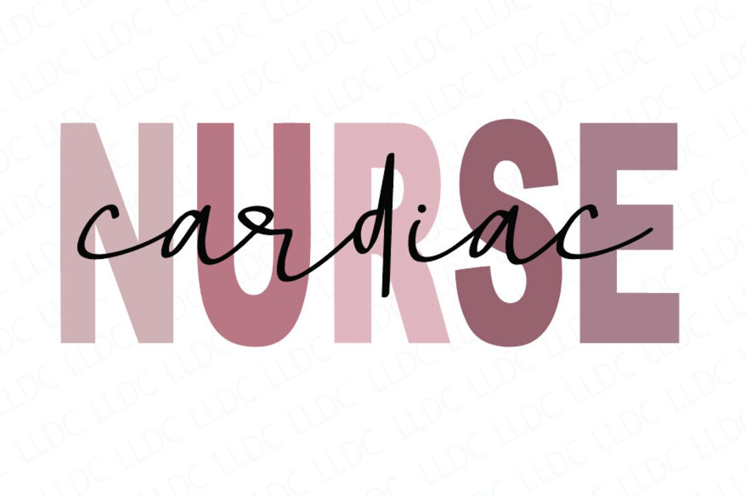 Cardiac Nurse SVG | Nurse Life SVG | Nurse Svg | Medical Svg | Medic ...