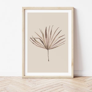Botanical Art, Leaf Print, Boho Wall Prints, Decor, Minimalist ...