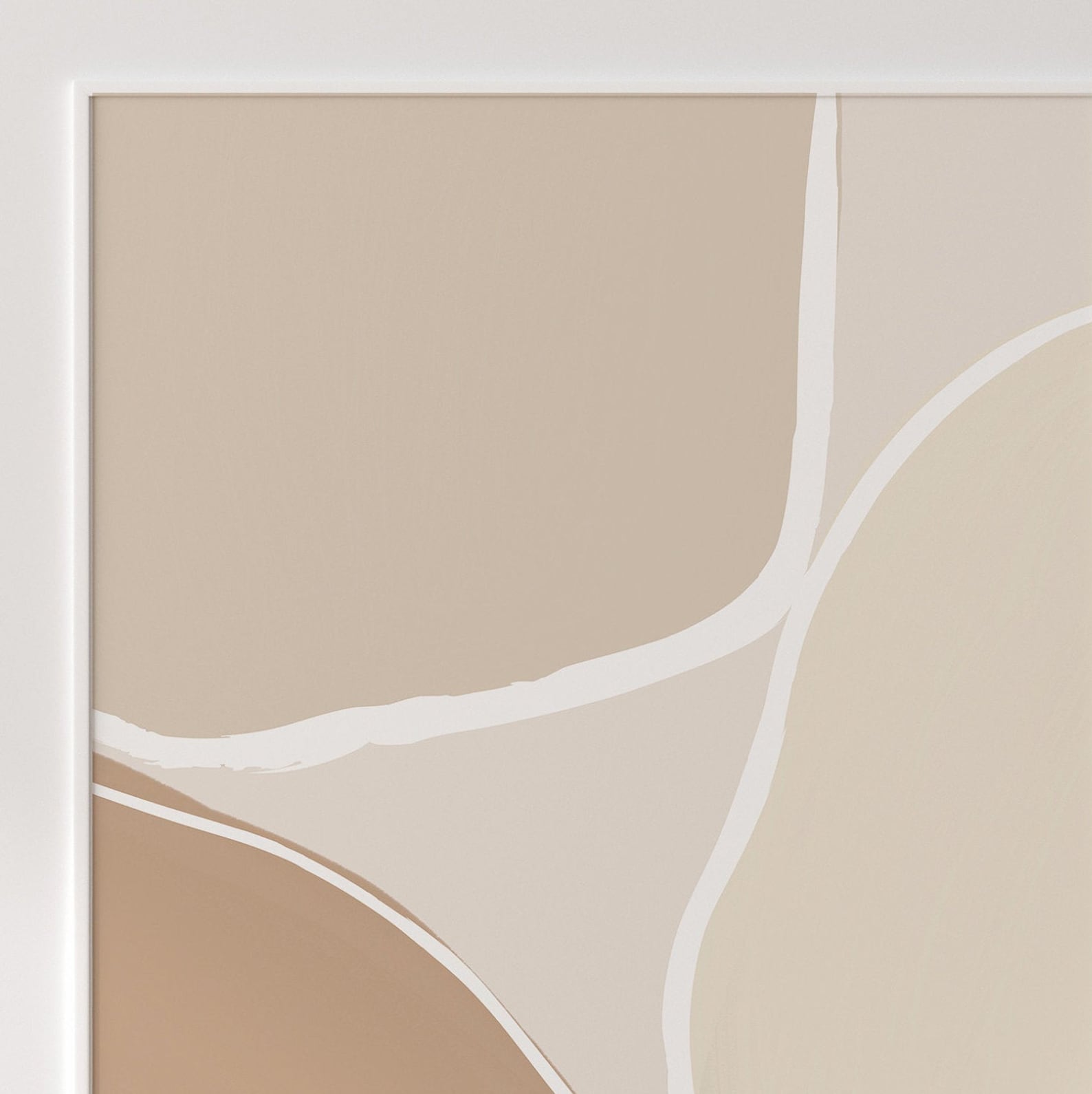 Beige Line Drawing Wall Print Neutral Decor Beige Wall Art - Etsy