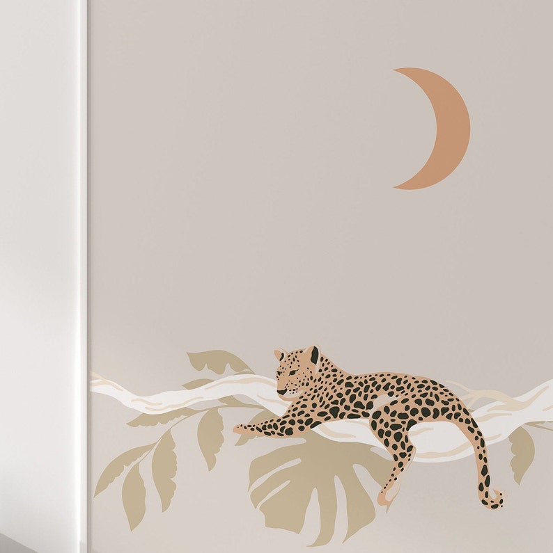 Leopard Wall Art Boho Home Décor Jungle Poster Leopard Art - Etsy UK