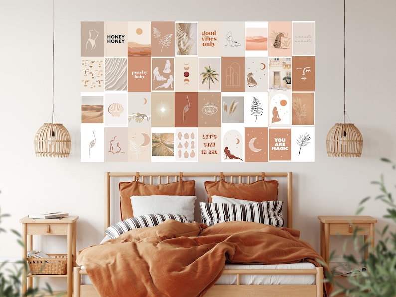 Collage Kit Boho Decor Gallery Wall Set Boho Wall Decor - Etsy UK