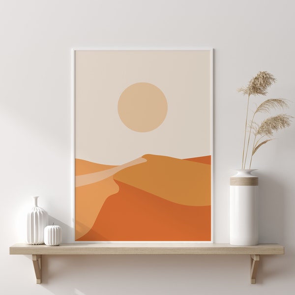 Warm Color Wall Art - Etsy