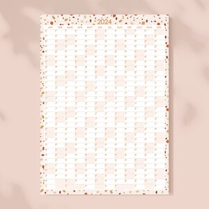 Terrazzo 2024 Year Planner, 2024 Calendar, Wall Planner, Academic ...