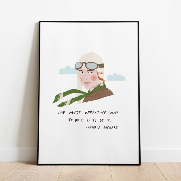 Amelia Earhart - Etsy