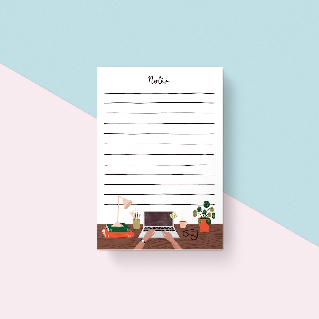 Notepad Office Desk A6, to Do Desk Pad, Office Notepad, to Do List ...