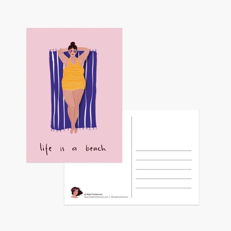 Funny Beach Postcards - Etsy UK