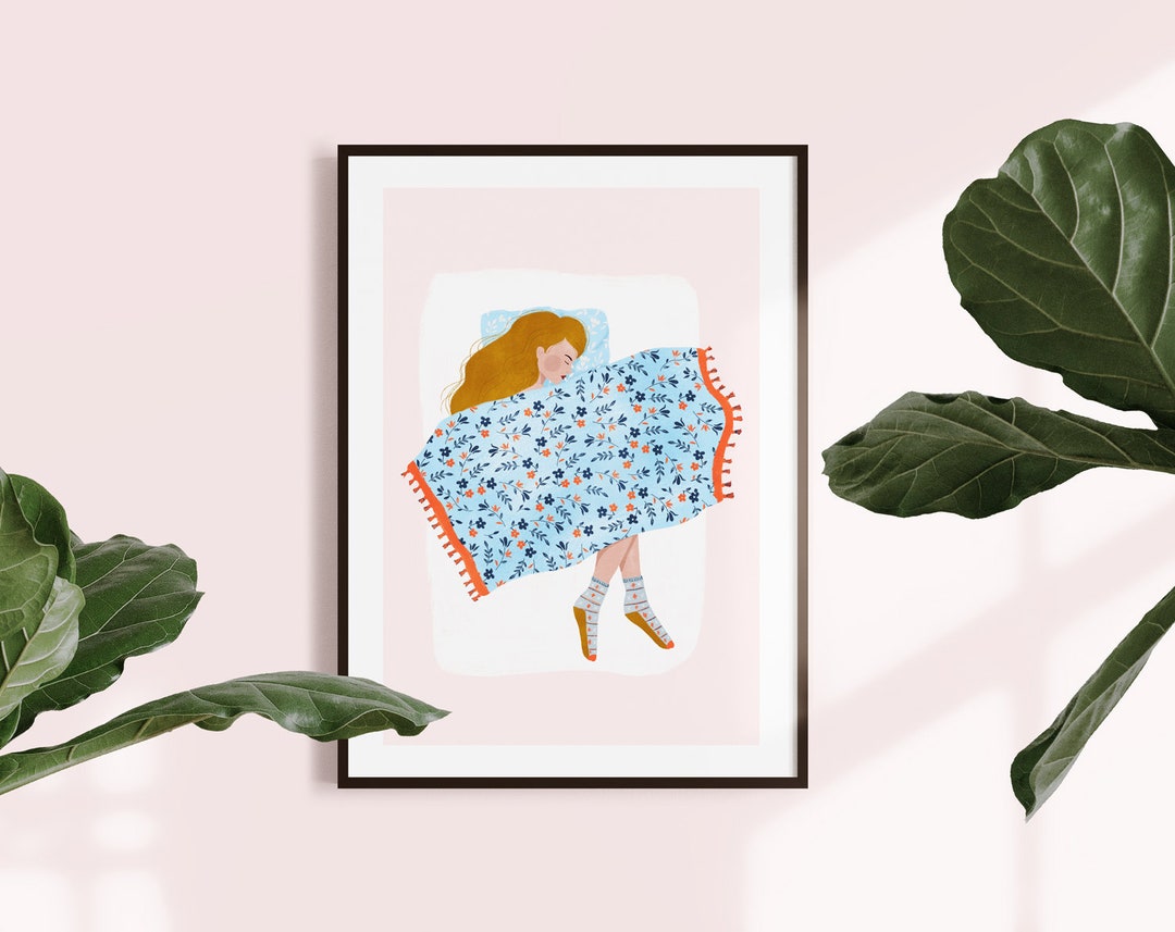 Sleeping Beauty A5, A4 and A3 Art Print, Wall, Home Decor, Illustration ...