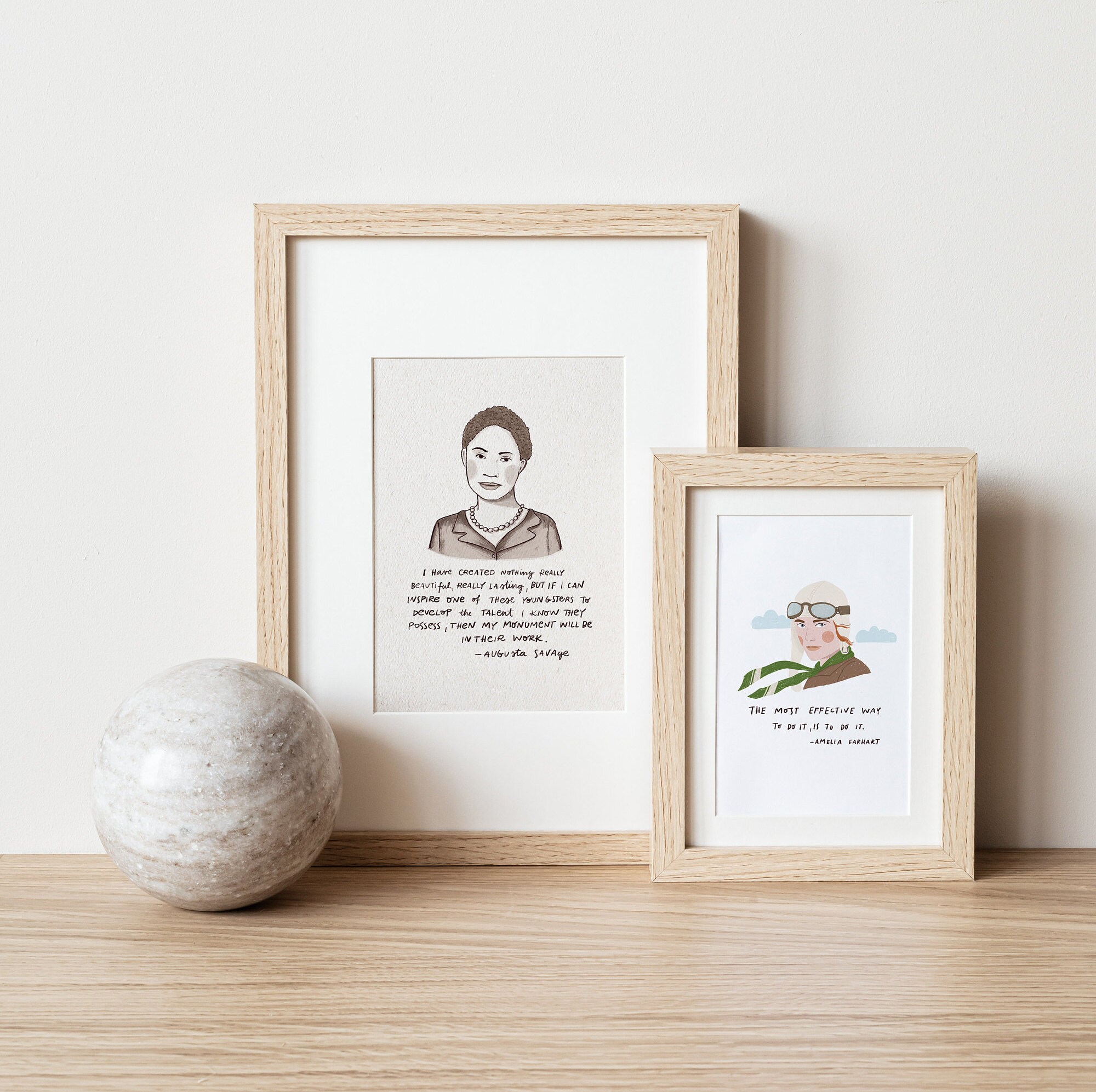 Augusta Savage A5, A4 and A3 Art Print, Inspirational, Motivation ...