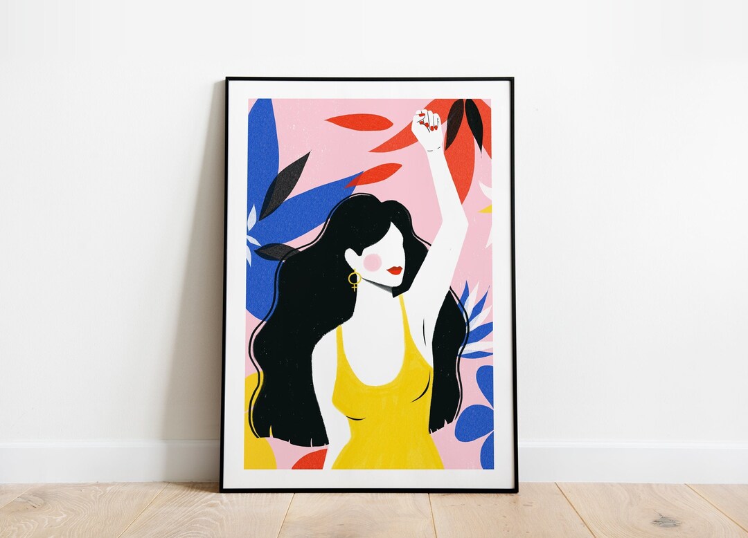 Speak Out A5, A4 and A3 Art Print, Feminism, Girl Power, Speak Out ...