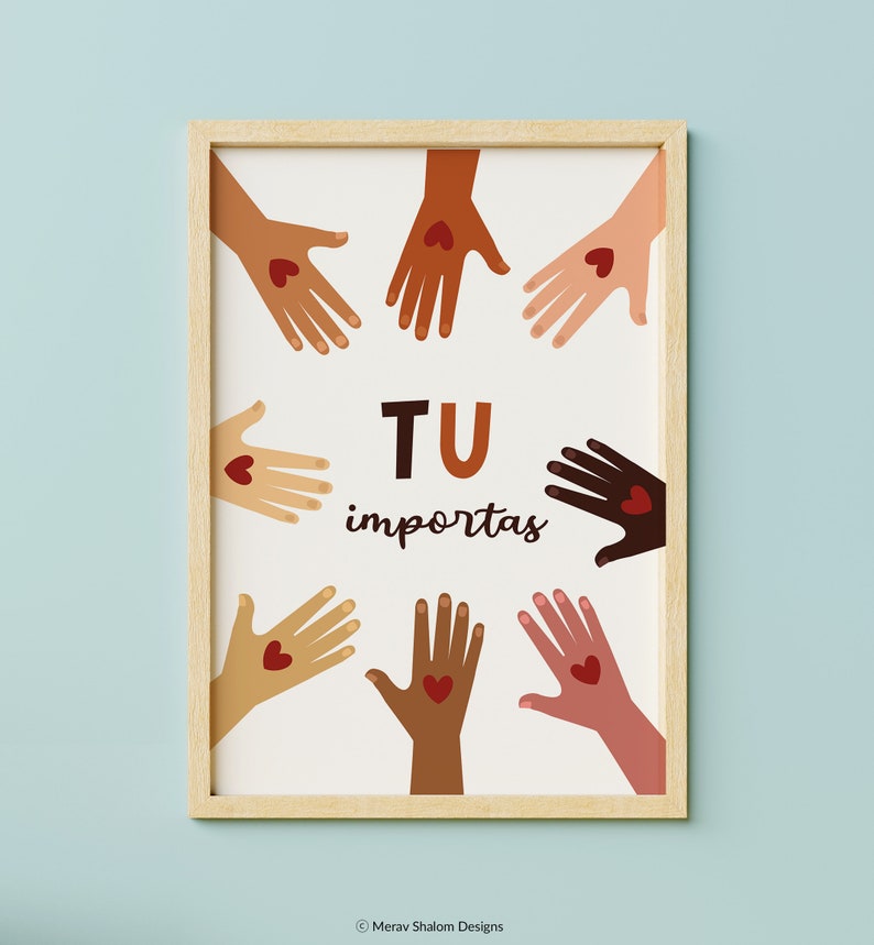 Spanish Educational Posters Set Set of 6 Diversity Poster - Etsy