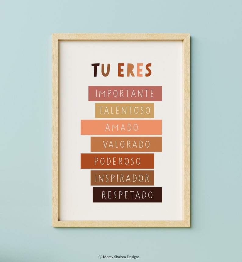 Spanish Educational Posters Set Set of 6 Diversity Poster - Etsy