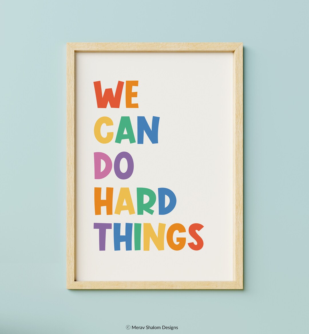 Affirmations Wall Art for Kids, Educational Posters, I Am Enough, Kids ...