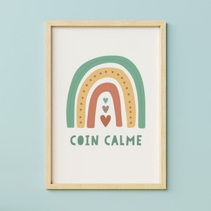 Calming Strategies French Print Set, Calming Corner Sign ,calm Down ...