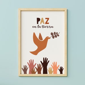 Spanish Educational Posters Set, Set of 6, Diversity Poster, Human ...