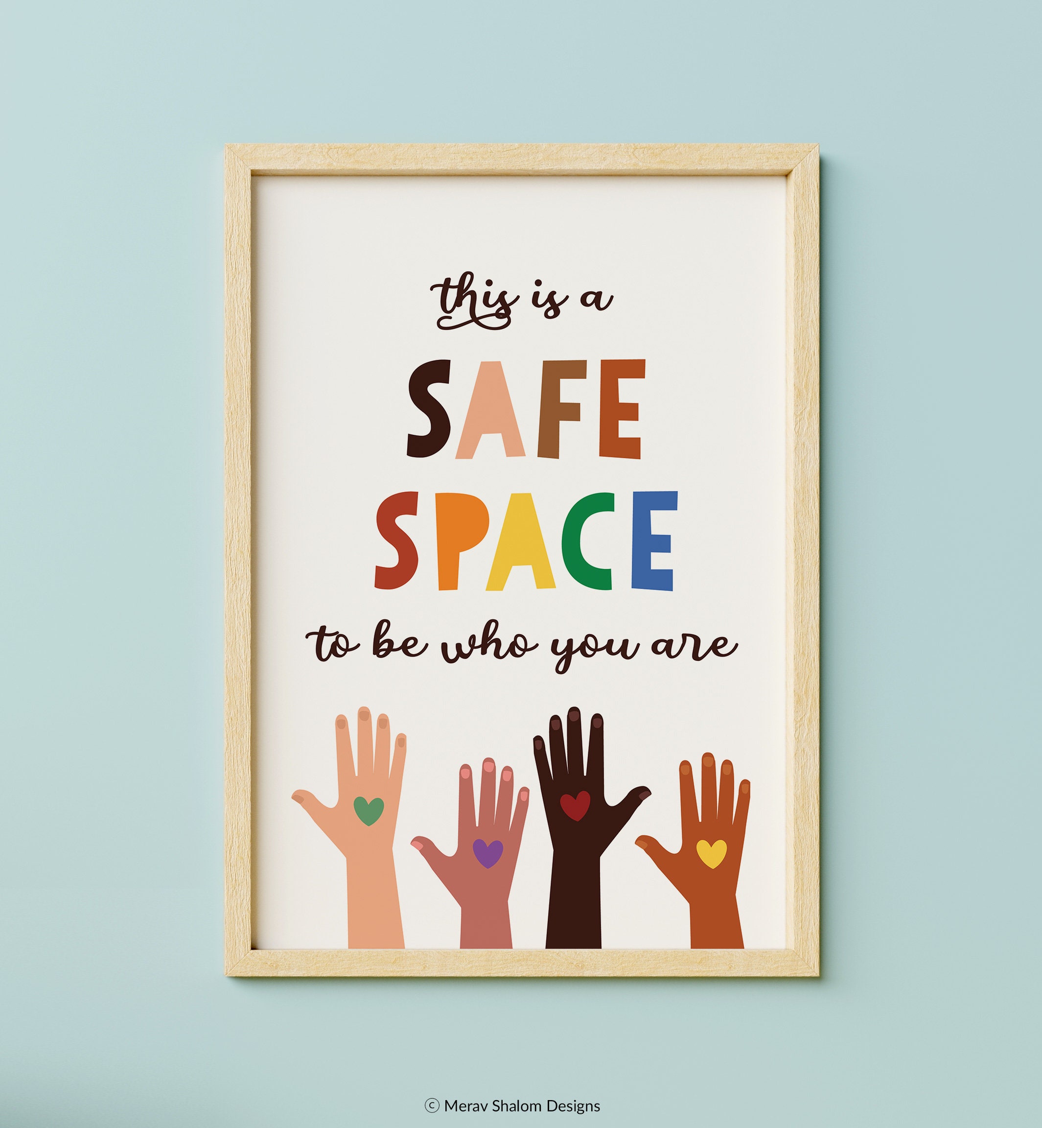 Diversity Classroom Art Prints, Inclusion Posters, Set of 8 (instant ...