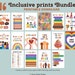 Inclusive Classroom Art, Set of 16, Diversity Poster, Human Equality ...