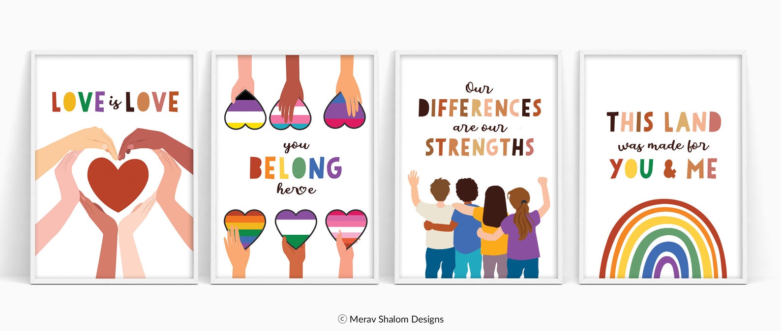 Diversity & Pride Classroom Posters – Bundle of 16, LGBTQ Inclusion ...