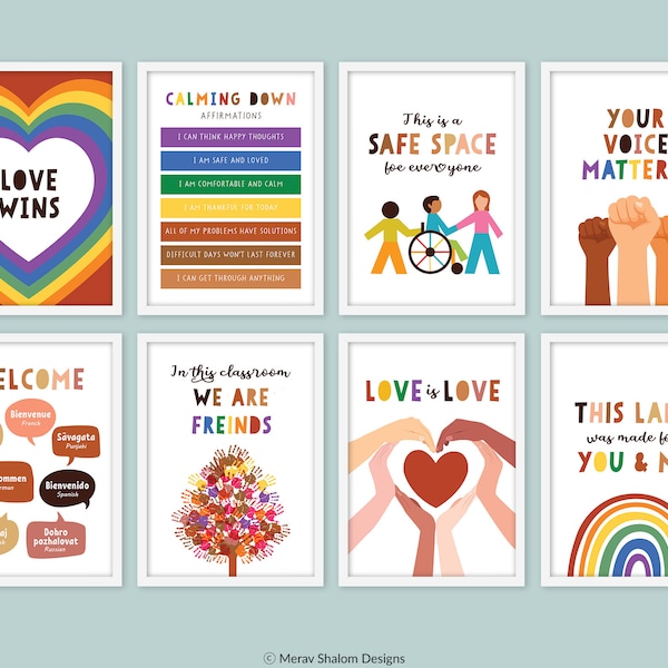 Inspirational Inclusive Wall Art - Etsy