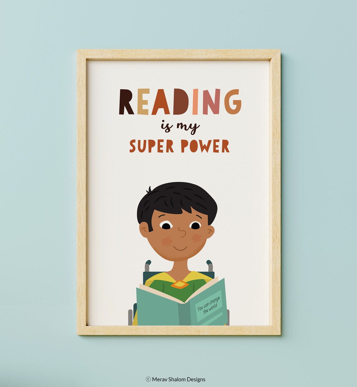 Super Power Print Set, Positive Classroom Art, Education Print ...